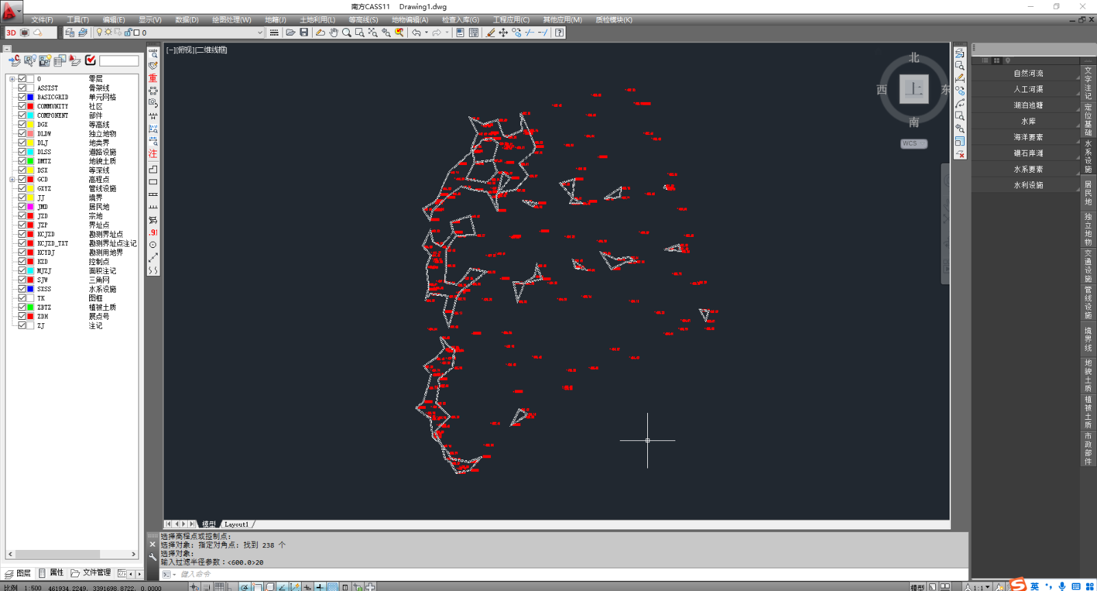 使用CASS11自带功能绘制土方范围线，并快速计算土方方量。 - 我的梦想|boyving个人网站